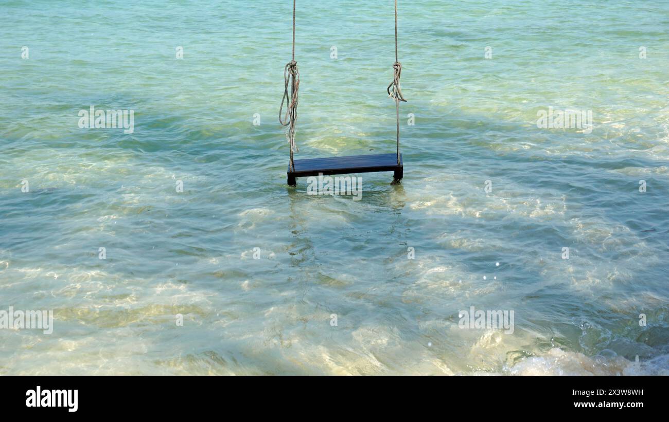 beach swing at starfish beach on phu quoc island Stock Photo - Alamy