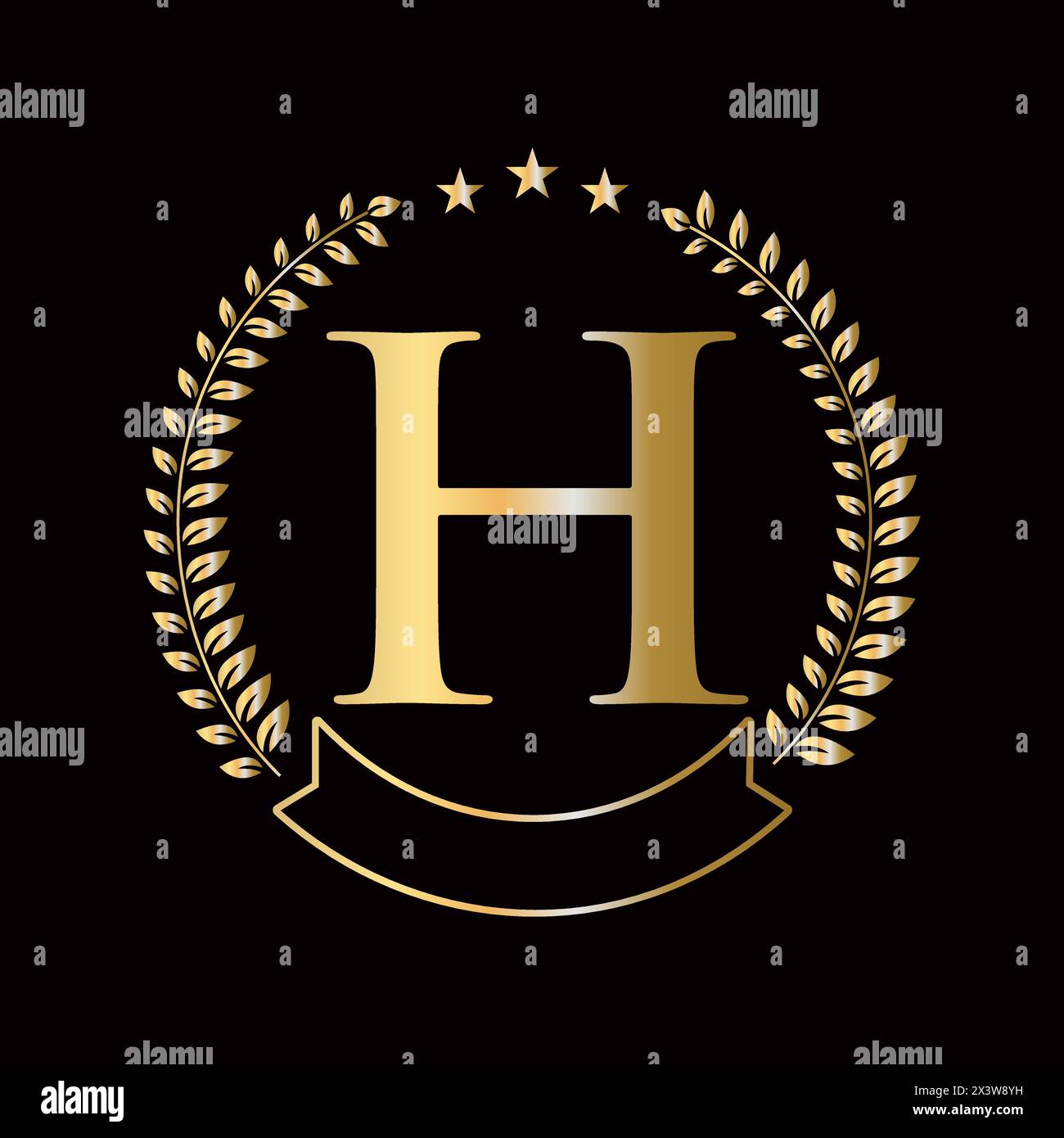 Initial Letter H Logo Concept For Education, University And Academy ...