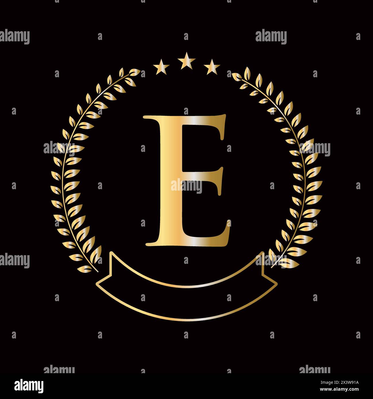 Initial Letter E Logo Concept For Education, University And Academy ...
