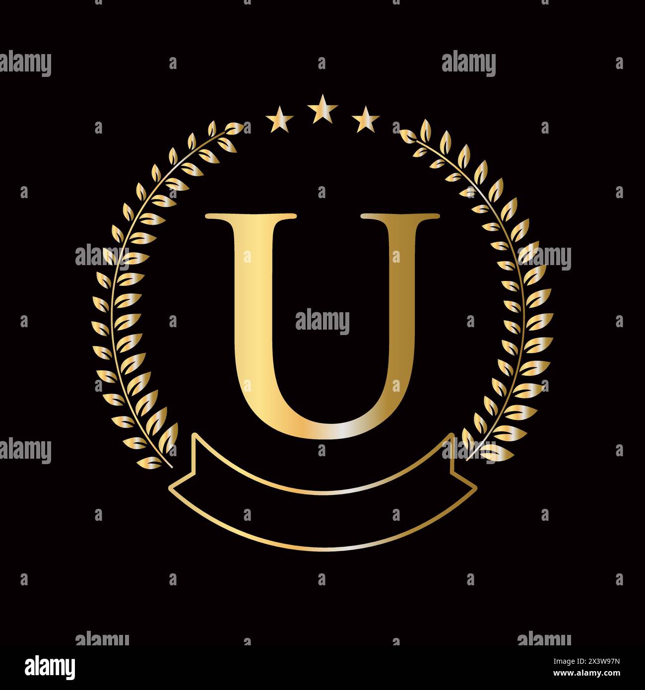 Initial Letter U Logo Concept For Education, University And Academy ...