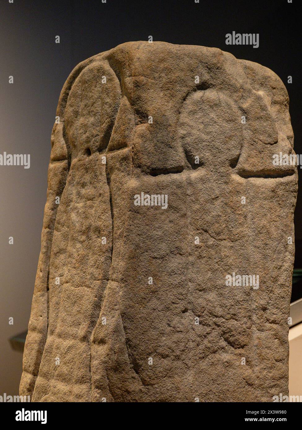 estela de arenisca, I a.C., Baldatika, Forua, Arkeologi Museoa, museo ...