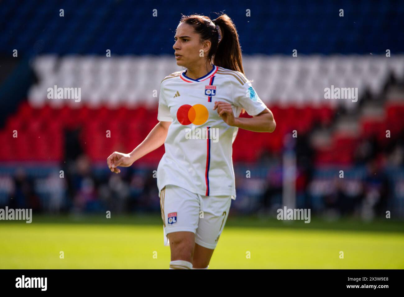 Amel Majri of Olympique Lyonnais during the UEFA Women's Champions ...