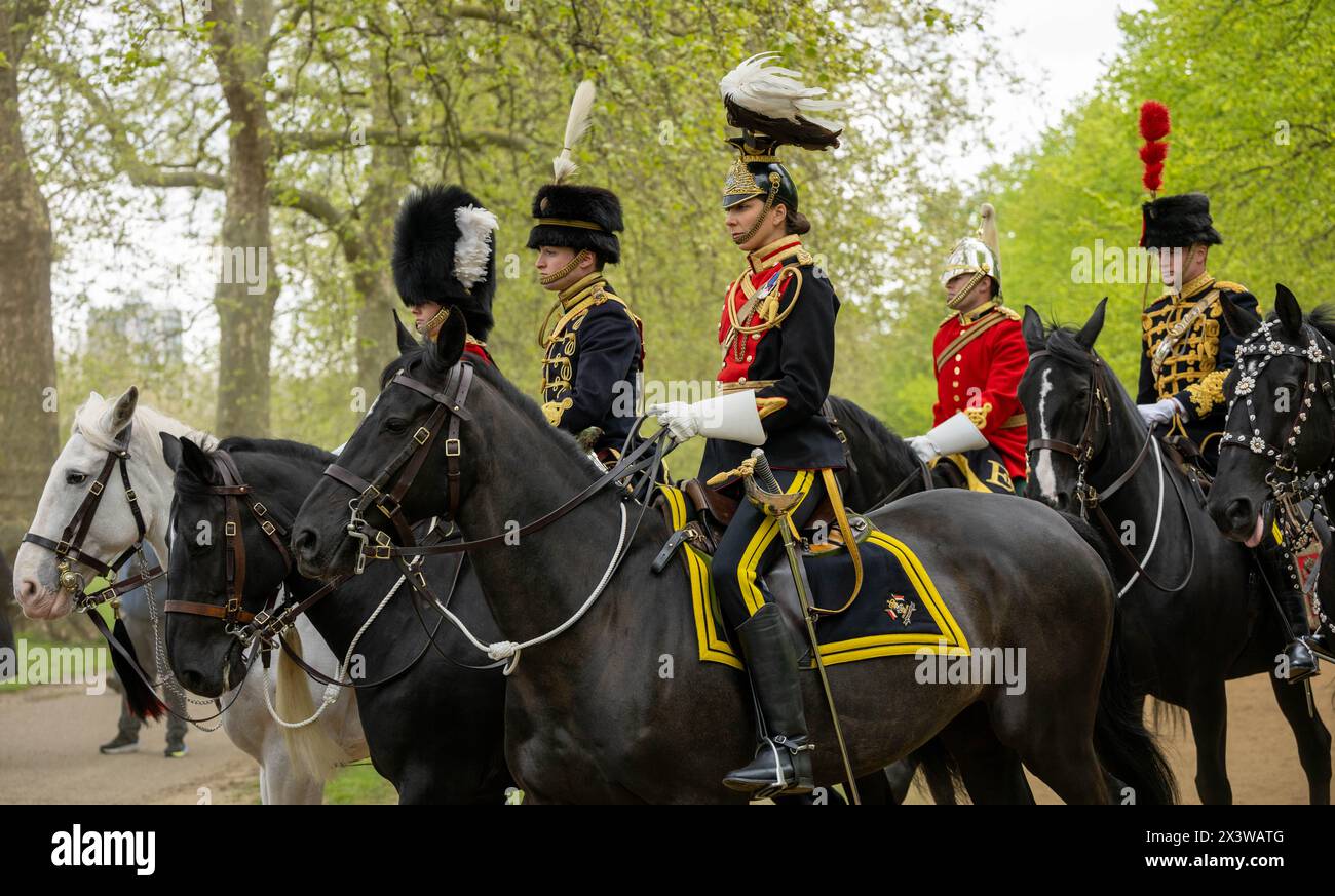 Officers of several different regiments attend the parade The Major ...