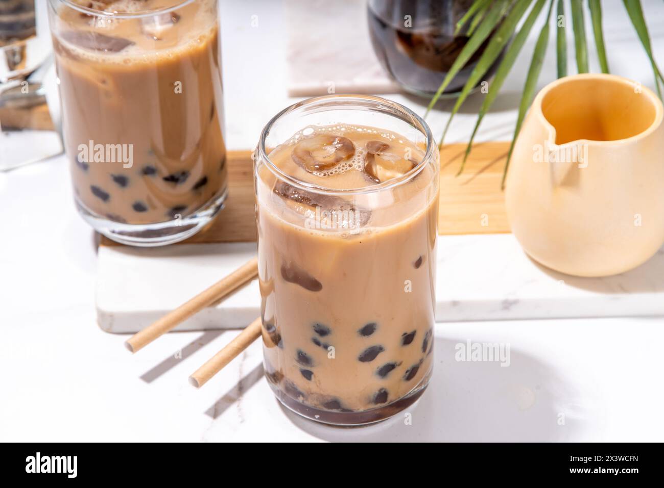 Boba tea tapioca bubbles hi-res stock photography and images - Alamy