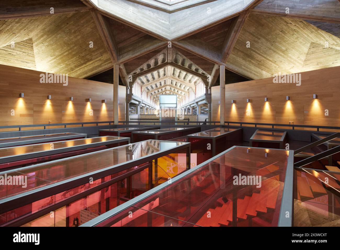 Reception, Olarra winery, Rioja, Logroño, Spain Stock Photo - Alamy