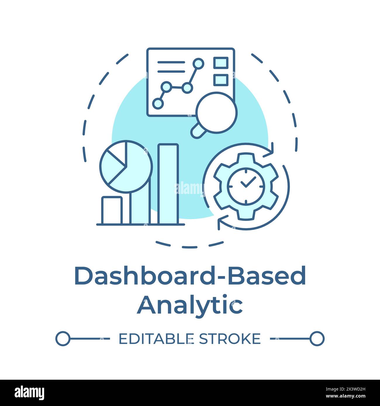 Data insights dashboard Stock Vector Images - Alamy