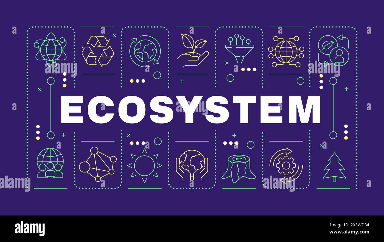 Tech ecosystem Stock Vector Images - Alamy