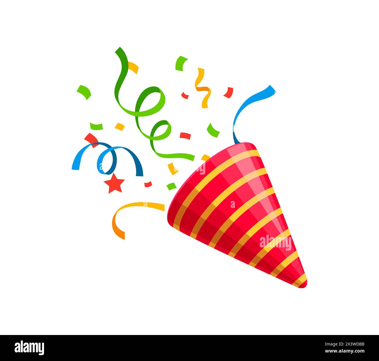 Party popper emoji Stock Vector Images - Alamy