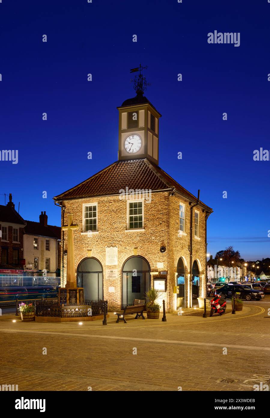 Yarm Town Hall Stock Photo - Alamy