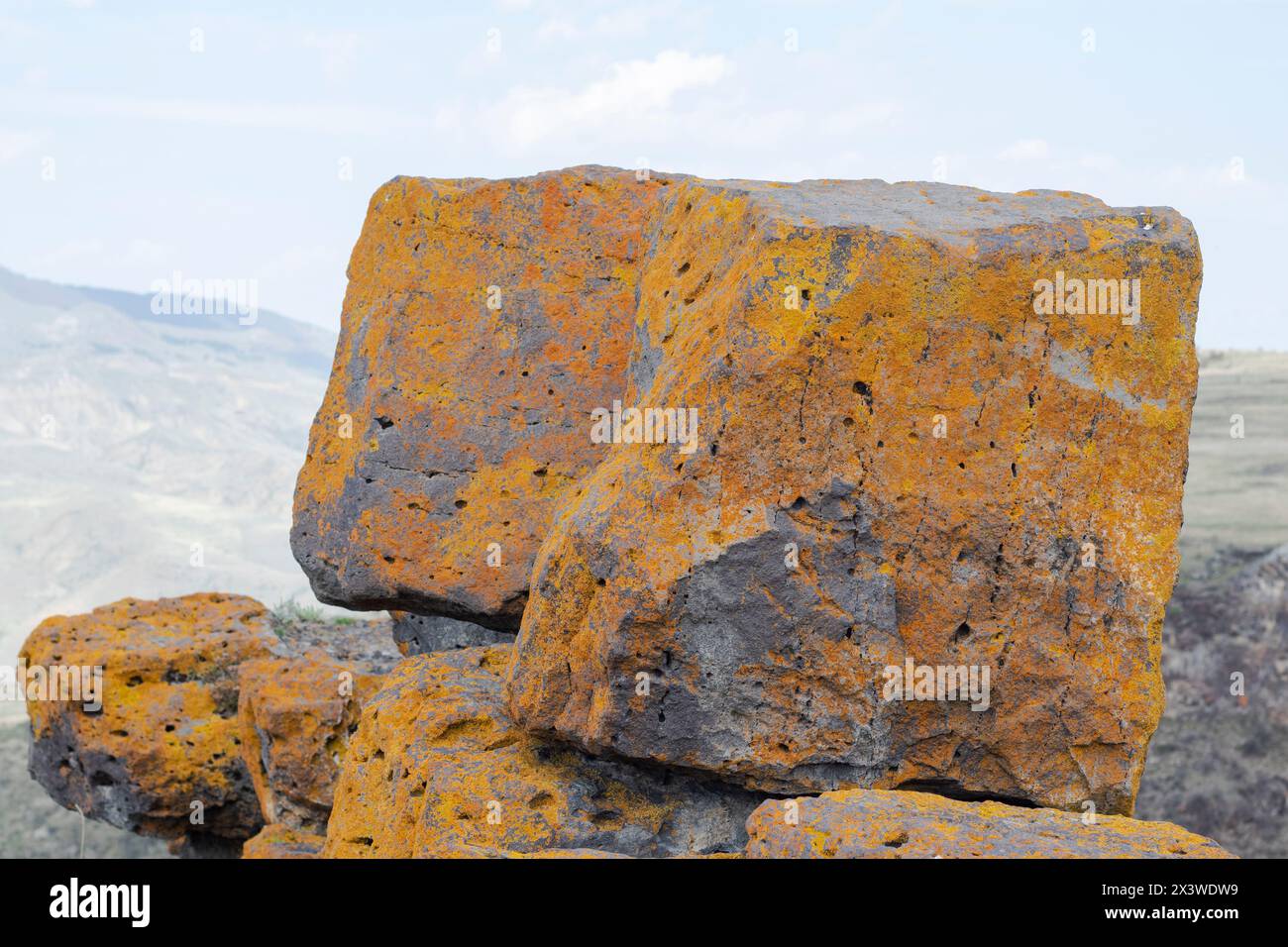 Old rocks and stones in Saro monastry, Georgia Stock Photo - Alamy