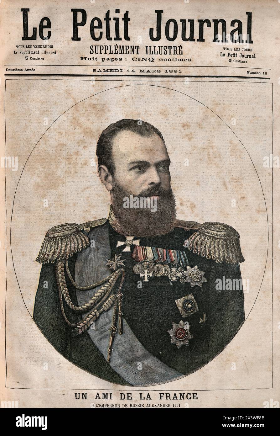 Alexander iii of russia 1890s hi-res stock photography and images - Alamy