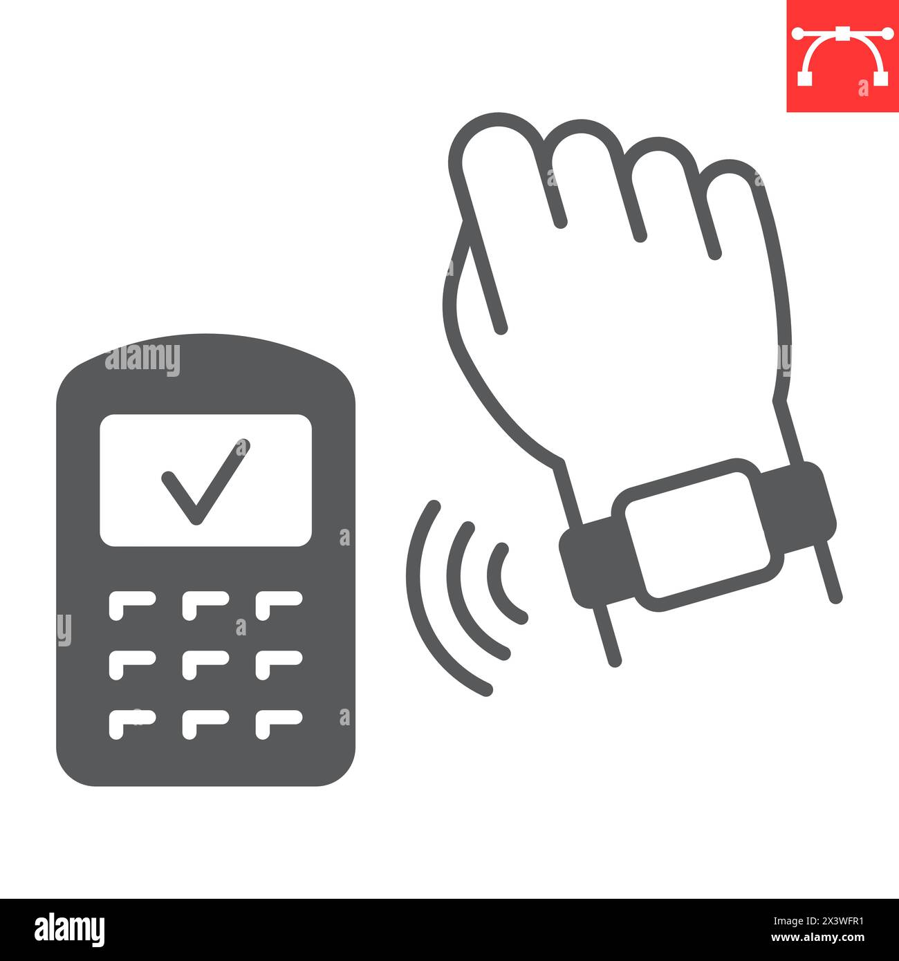 Nfc logo vector vectors hi-res stock photography and images - Alamy