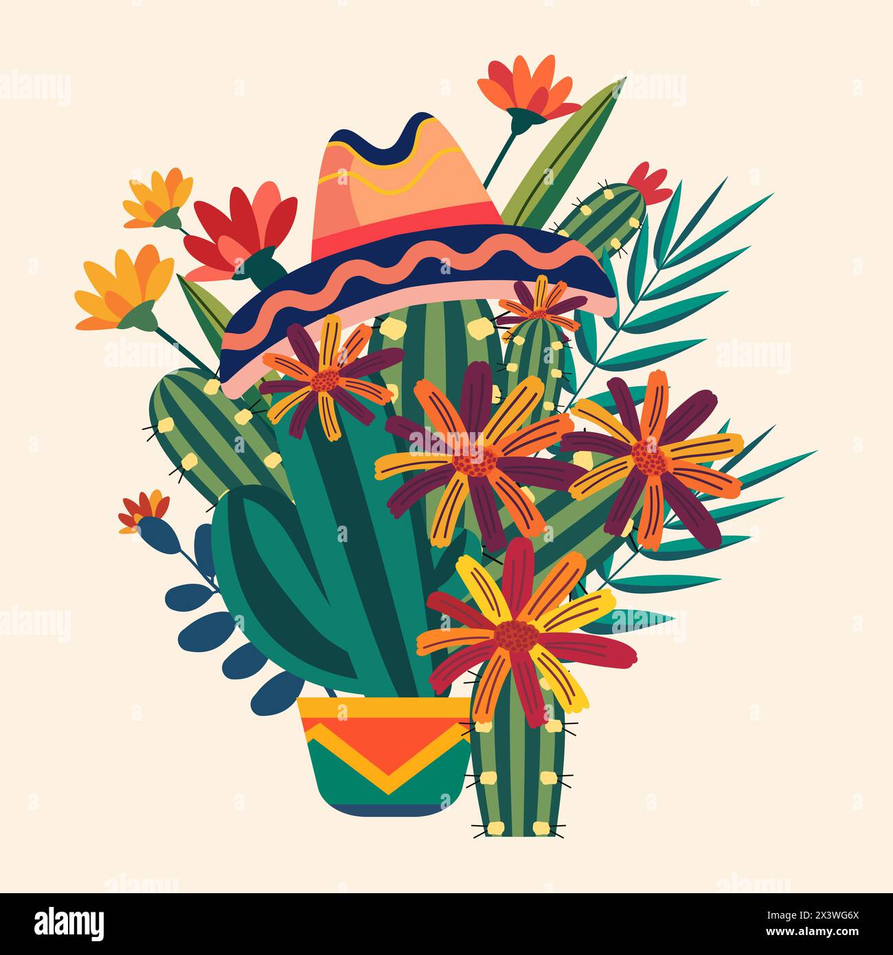 Cactus flower mexico hi-res stock photography and images - Alamy