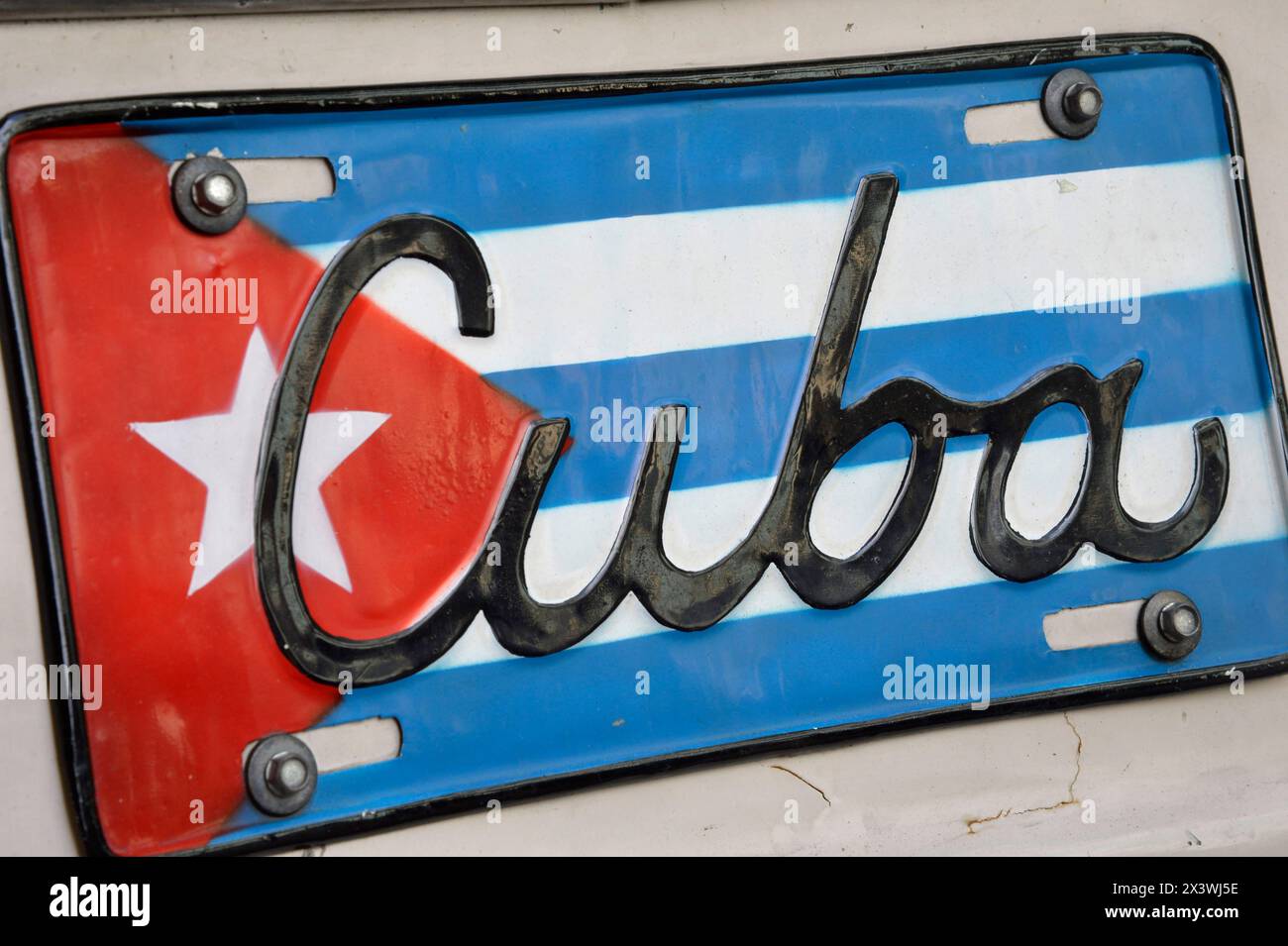 Cuba license plate hi-res stock photography and images - Alamy