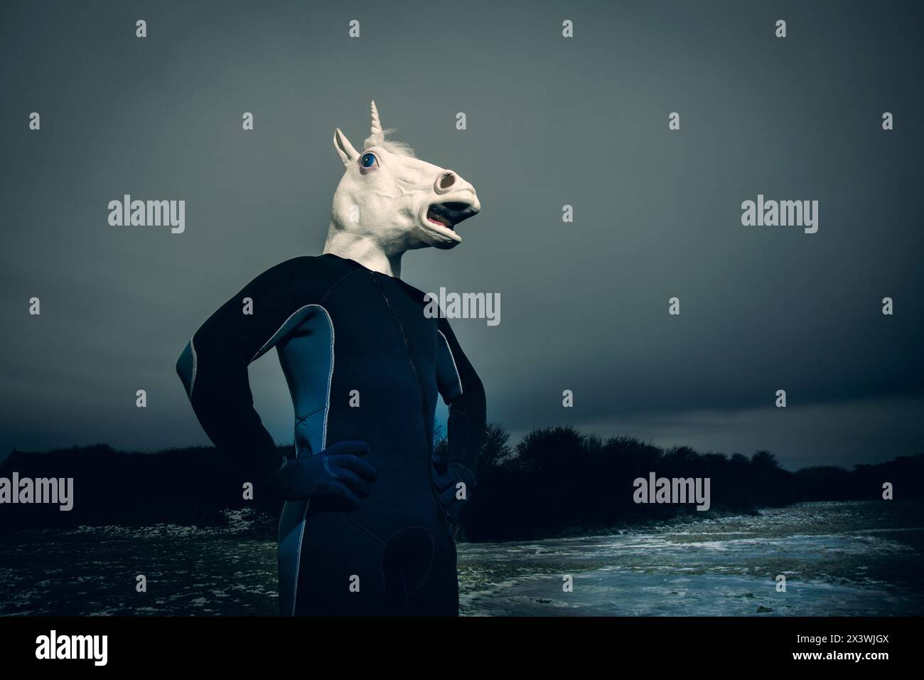 Half man, half animal Stock Photo - Alamy