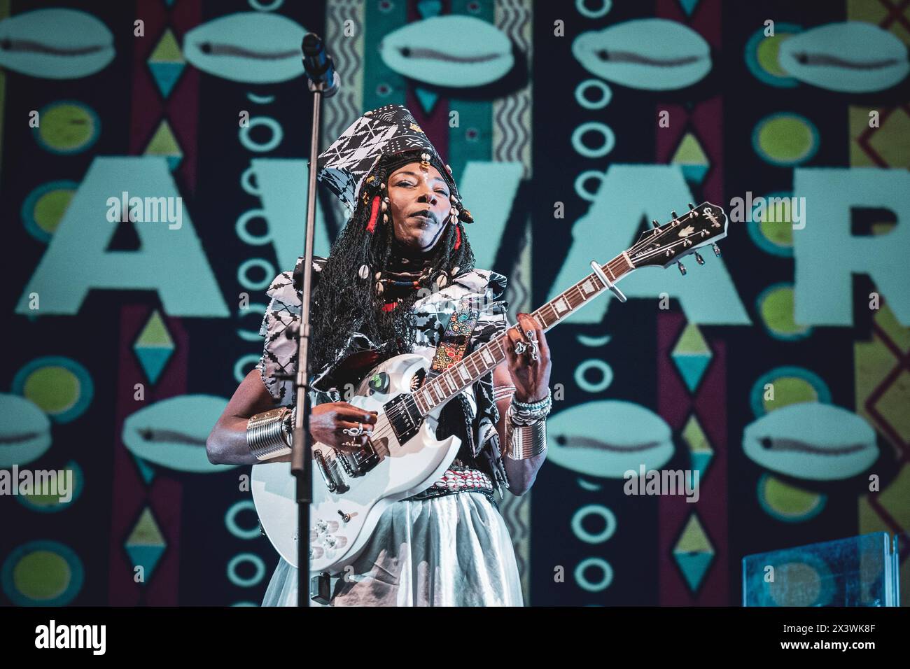 ITALY, TURIN, APRIL 25TH: The Malian singer-songwriter Fatoumata ...