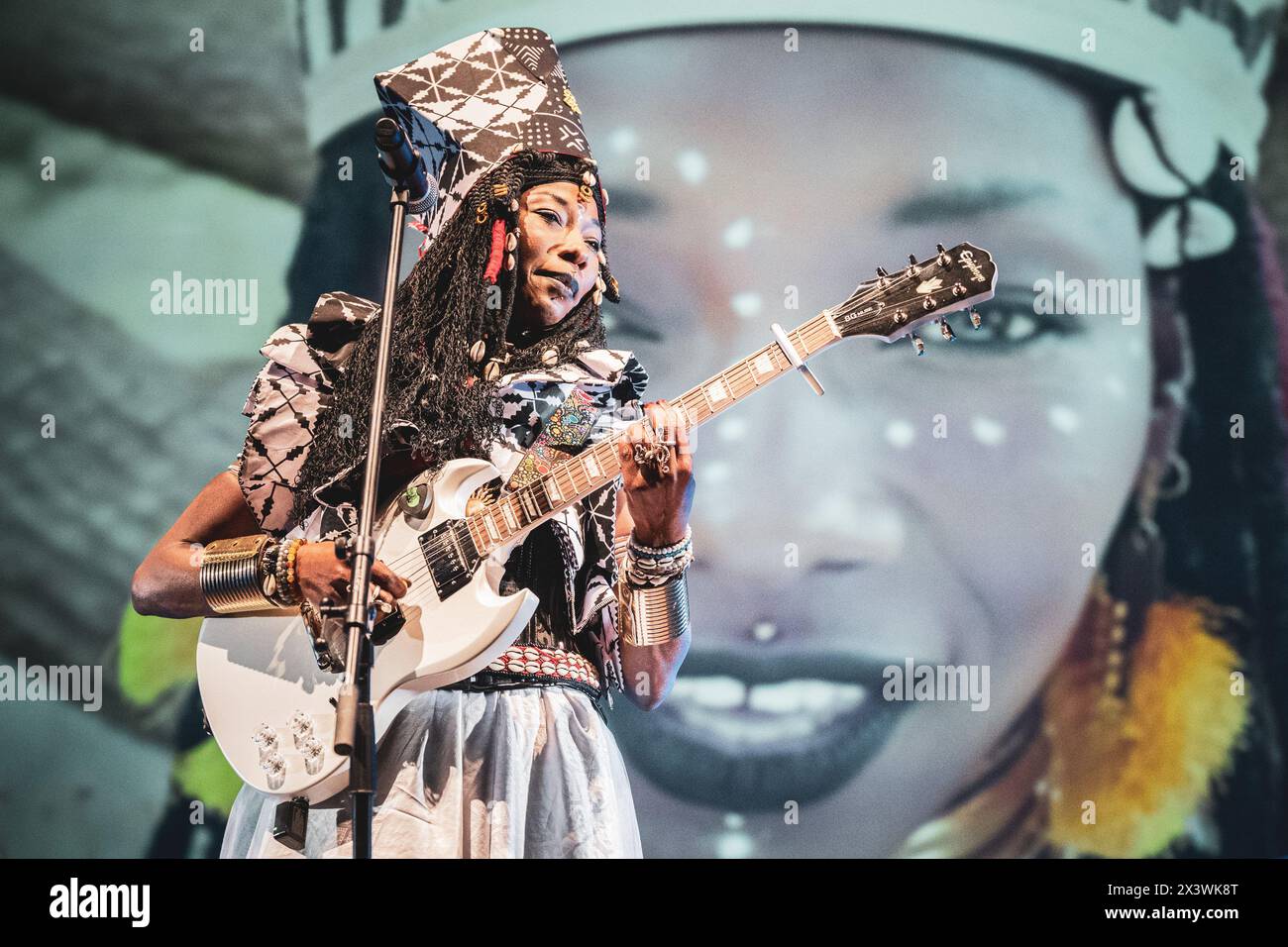 ITALY, TURIN, APRIL 25TH: The Malian singer-songwriter Fatoumata ...