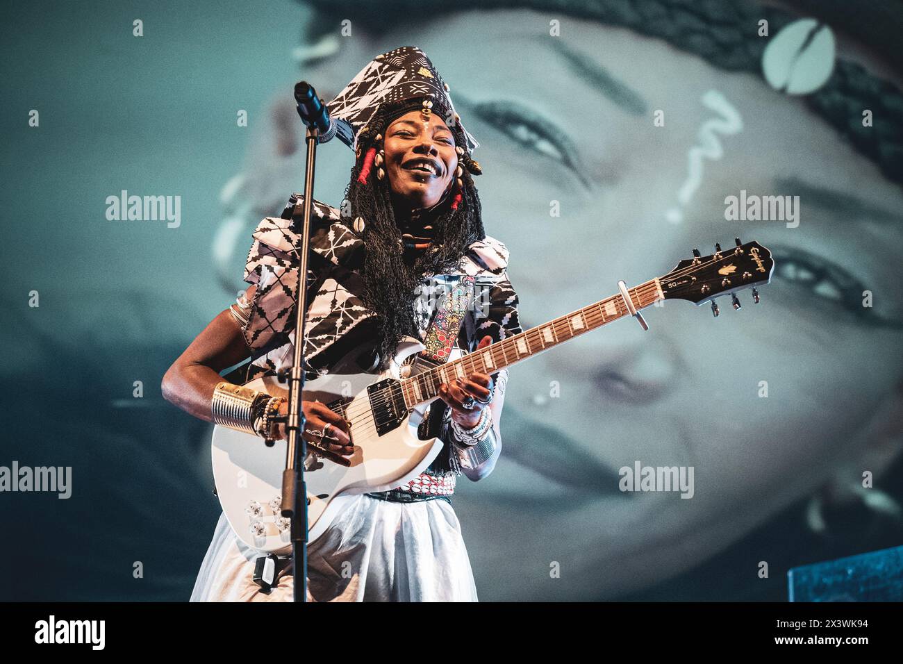 ITALY, TURIN, APRIL 25TH: The Malian singer-songwriter Fatoumata ...
