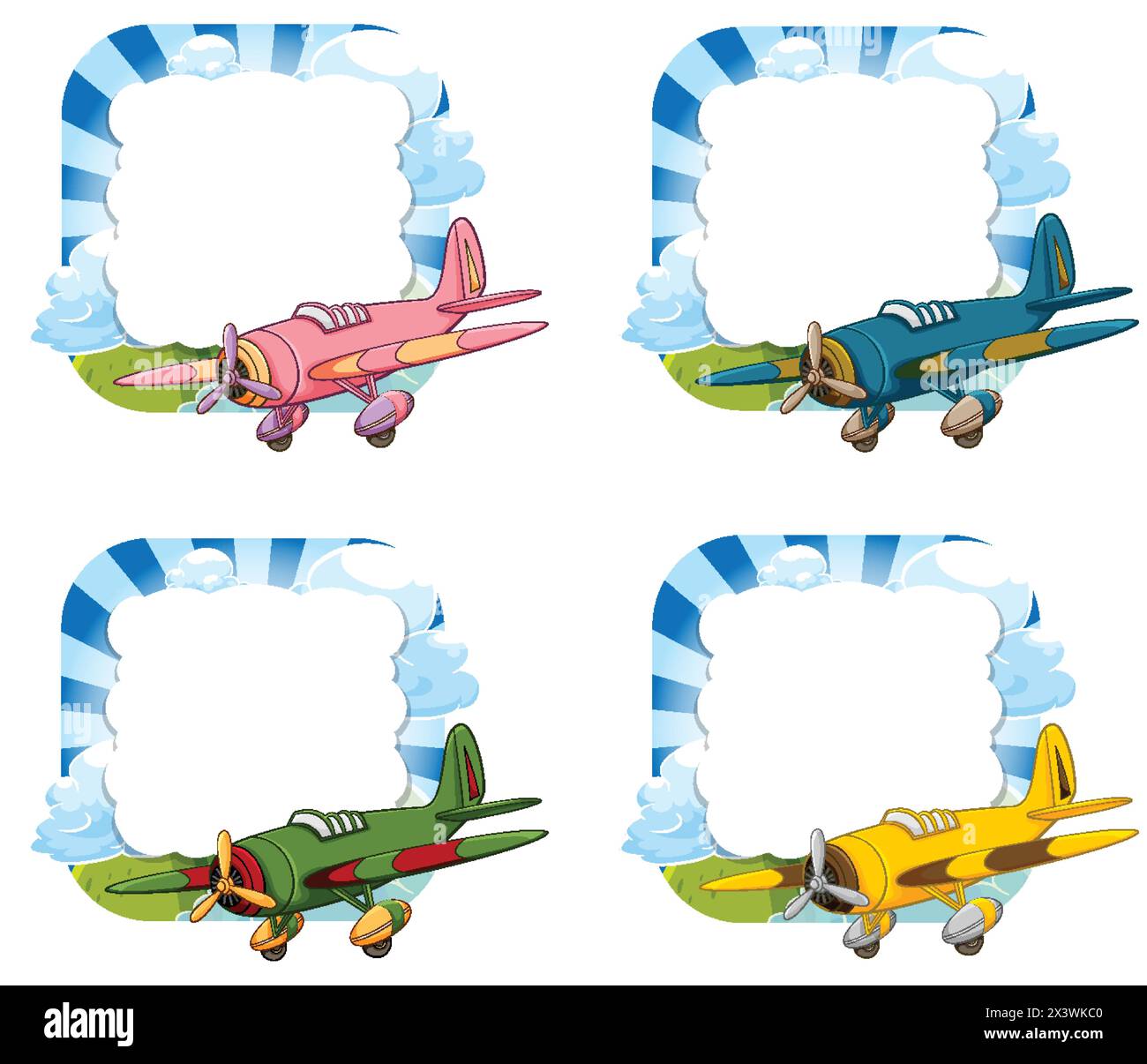 Exploration airplanes Stock Vector Images - Alamy