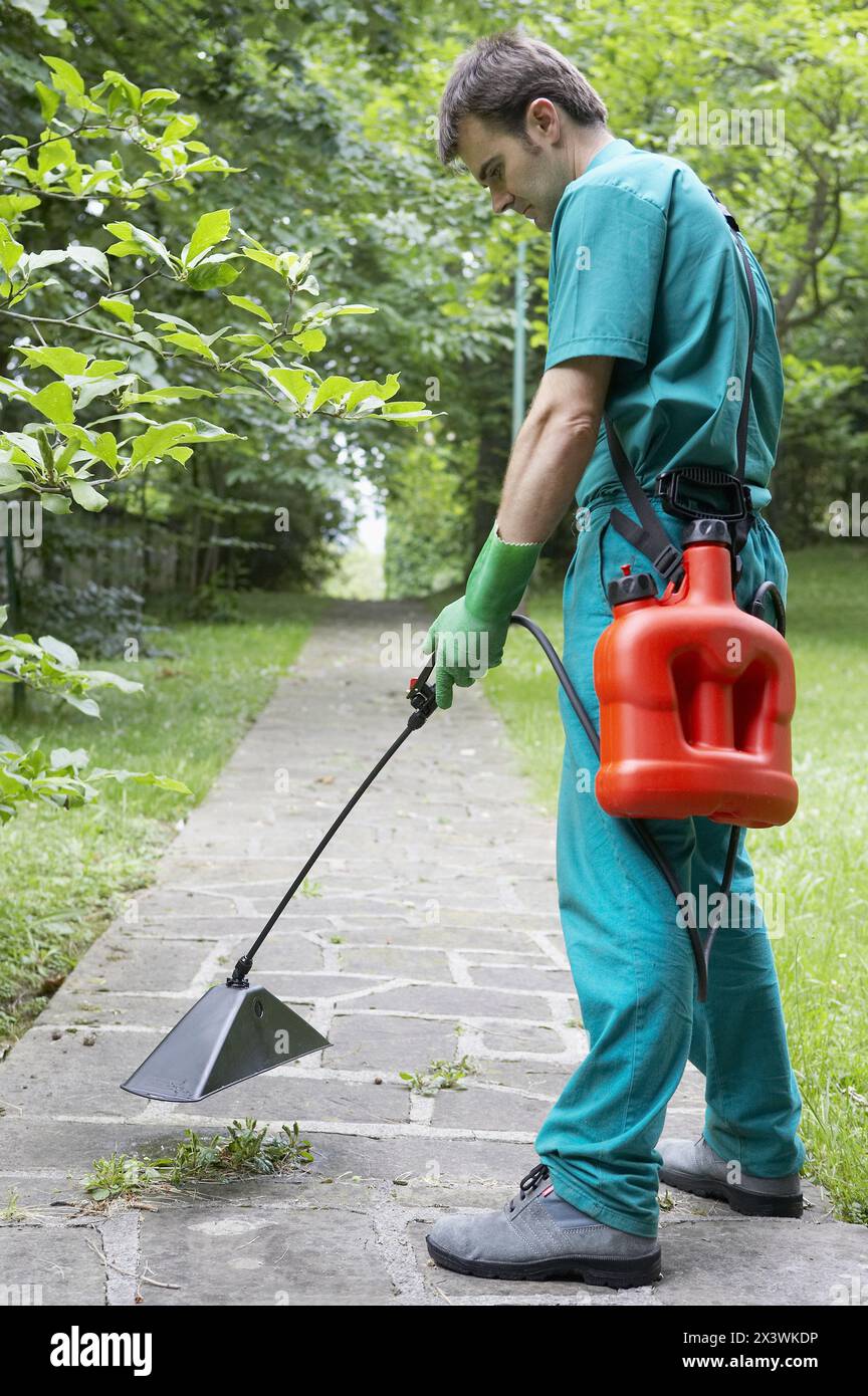 Applying herbicide hi-res stock photography and images - Alamy