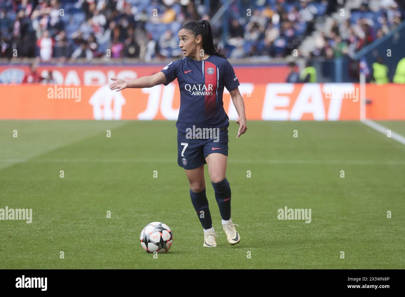Sakina Karchaoui of PSG during the UEFA Women's Champions League, Semi-finals, 2nd leg football ...