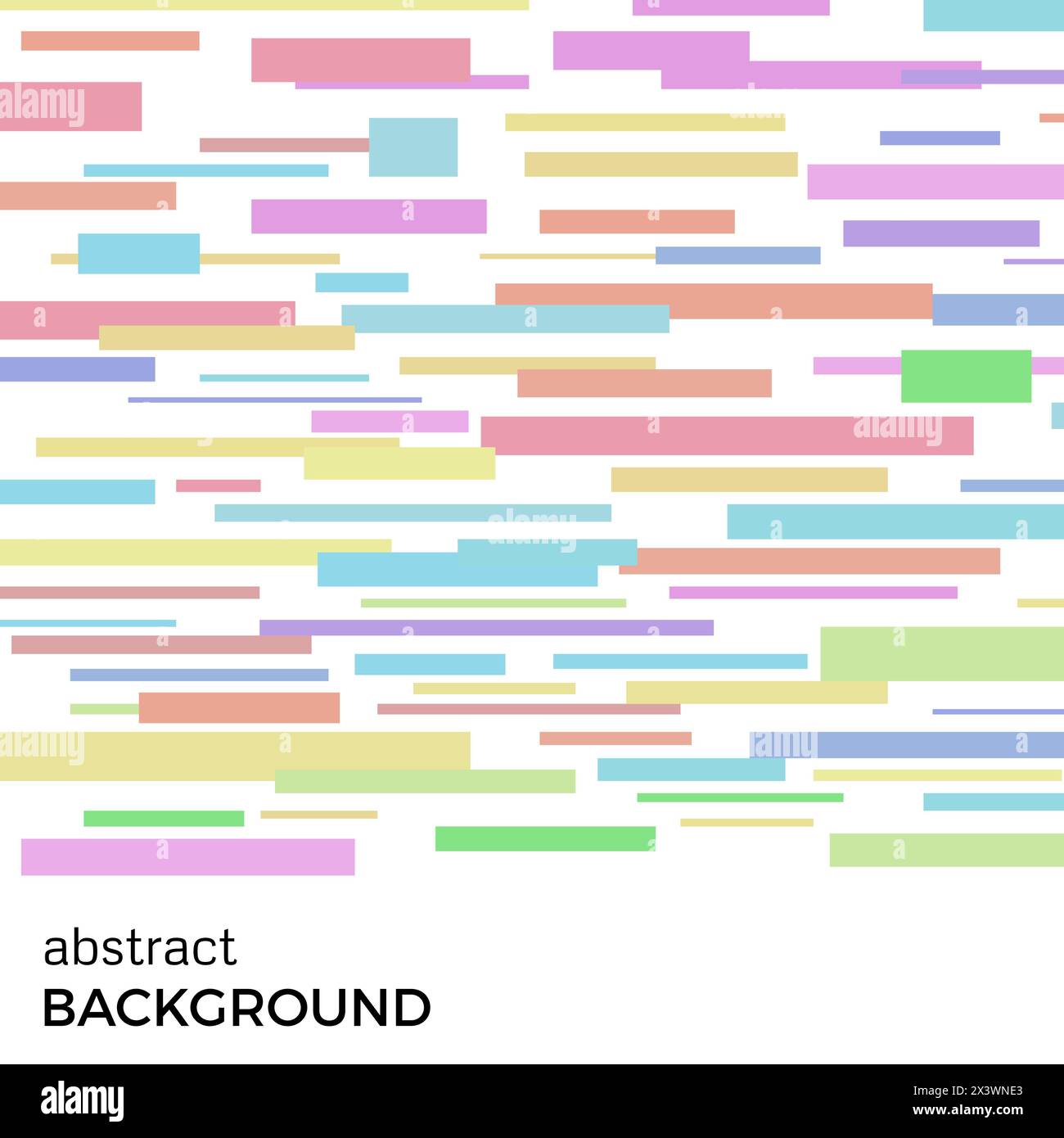 Abstract vector background of multicolored rectangles of different ...