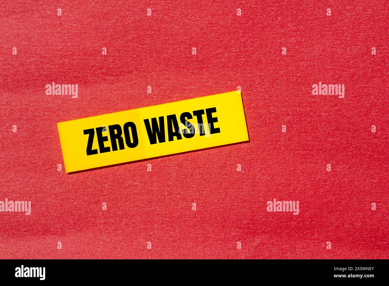 Conceptual zero waste symbol Stock Photo - Alamy
