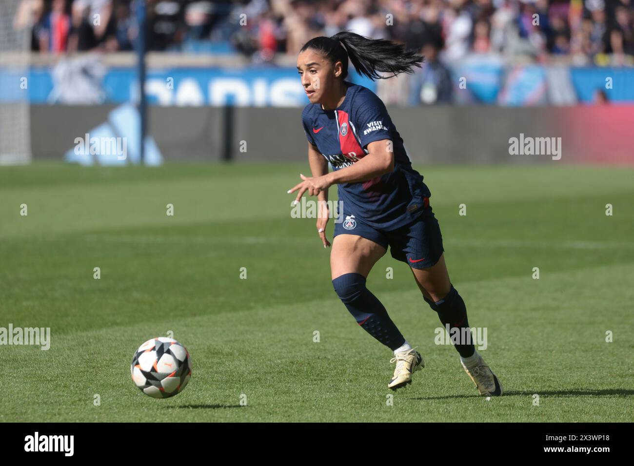 Paris, France. 28th Apr, 2024. Sakina Karchaoui of PSG during the UEFA ...