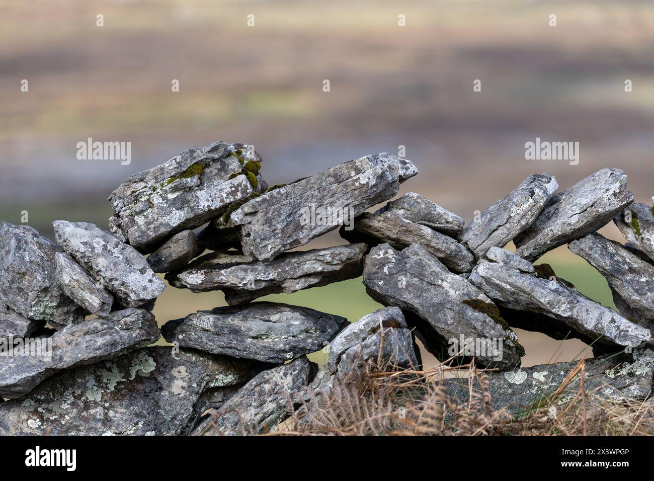 Dry stone wall on the Burren, County Clare, Ireland Stock Photo - Alamy