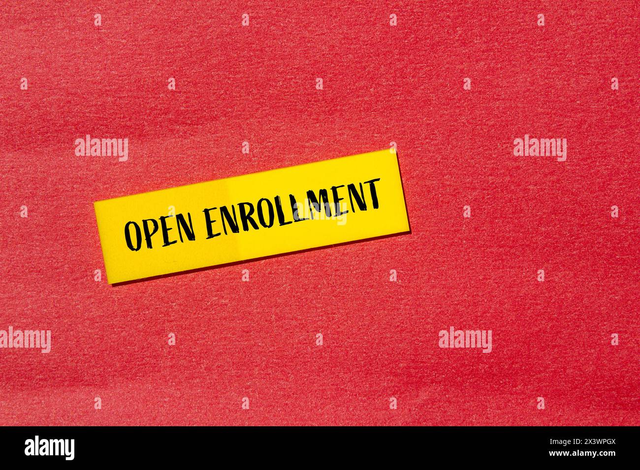 Open enrollment hi-res stock photography and images - Alamy