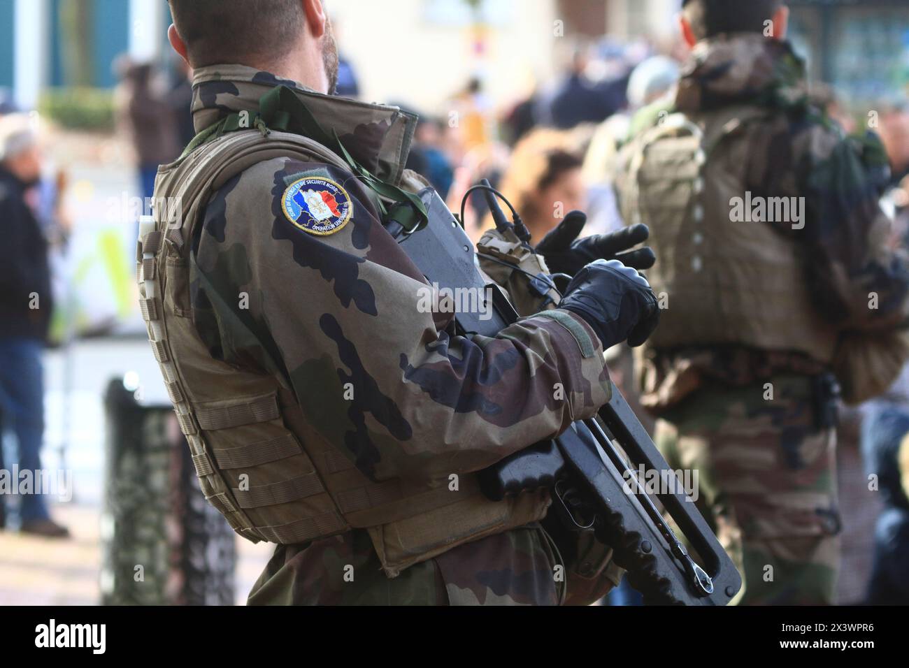 Military plan Vigipirate Stock Photo - Alamy