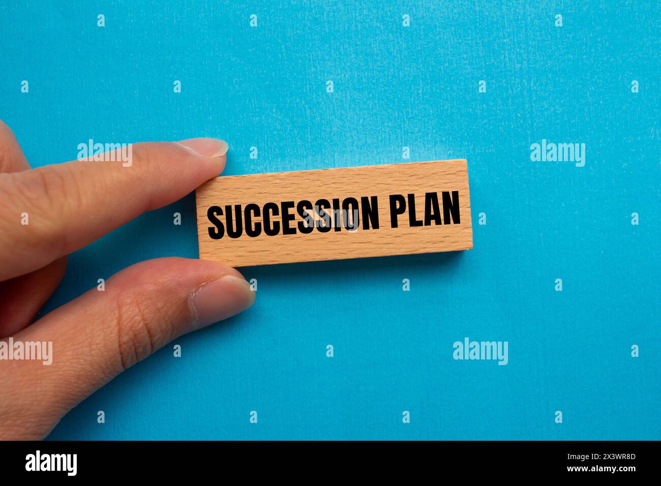 Conceptual succession plan symbol Stock Photo - Alamy