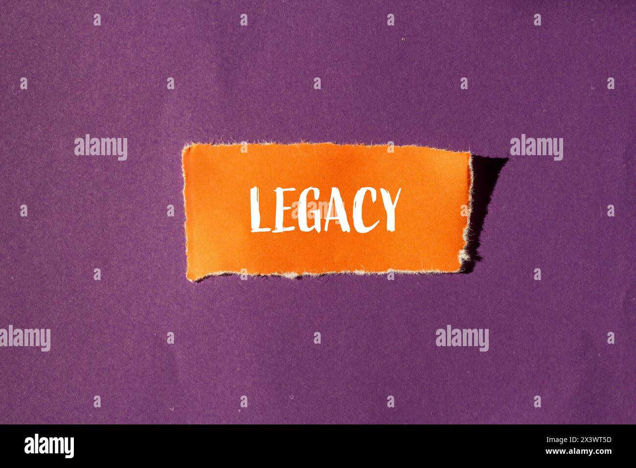 Conceptual legacy word symbol Stock Photo - Alamy
