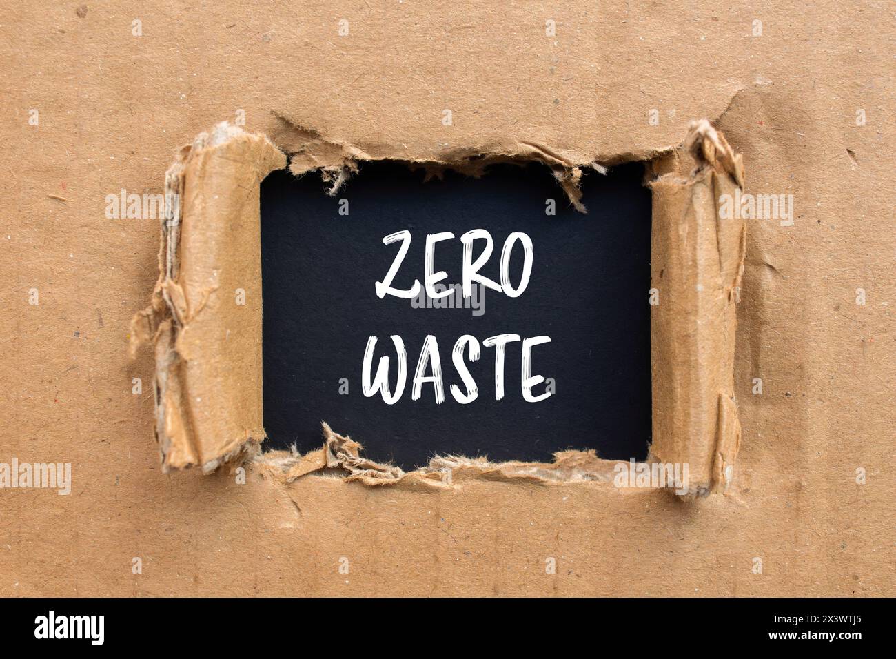 Conceptual zero waste symbol Stock Photo - Alamy
