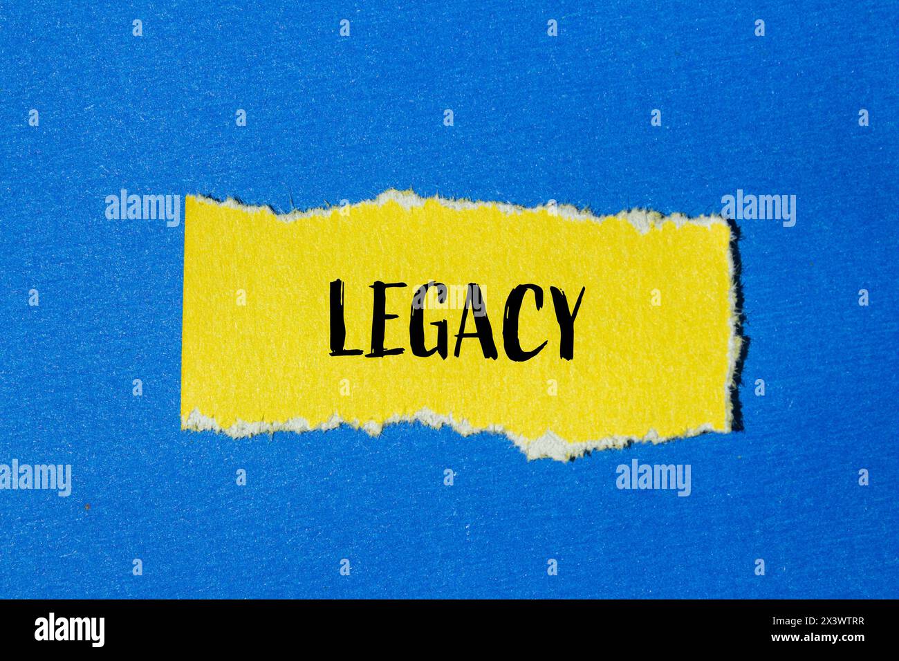 Conceptual legacy word symbol Stock Photo - Alamy