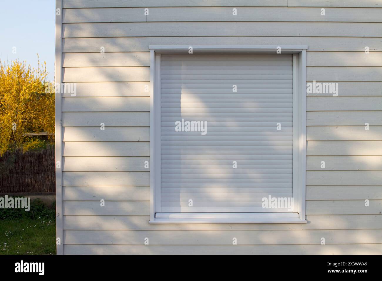 PVC rolling shutter, made to measure Stock Photo - Alamy