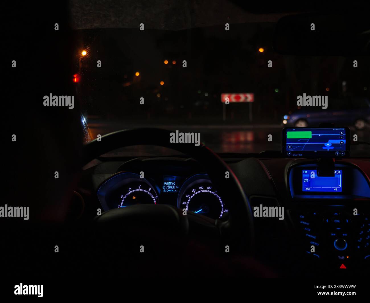 Driving in city on nasty hi-res stock photography and images - Alamy