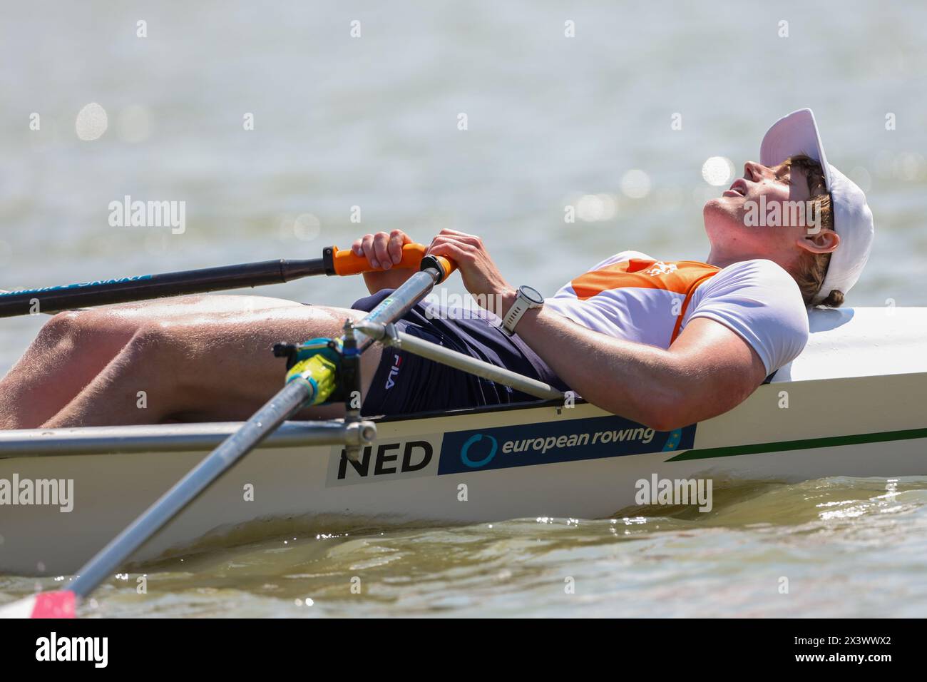 SZEGED, HUNGARY - APRIL 26: Lucas Keijzer of the Netherlands during Day ...