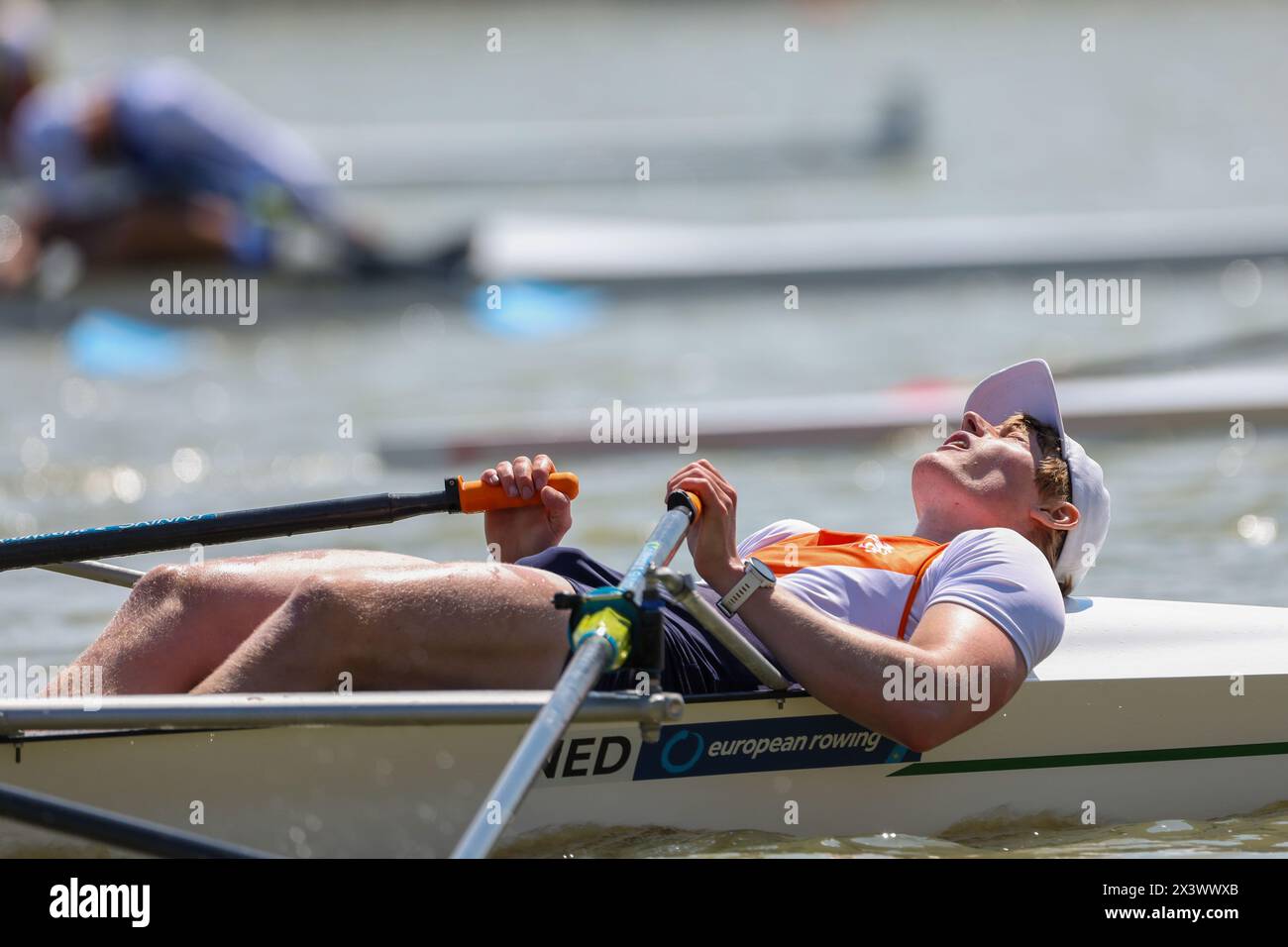 SZEGED, HUNGARY - APRIL 26: Lucas Keijzer of the Netherlands during Day ...