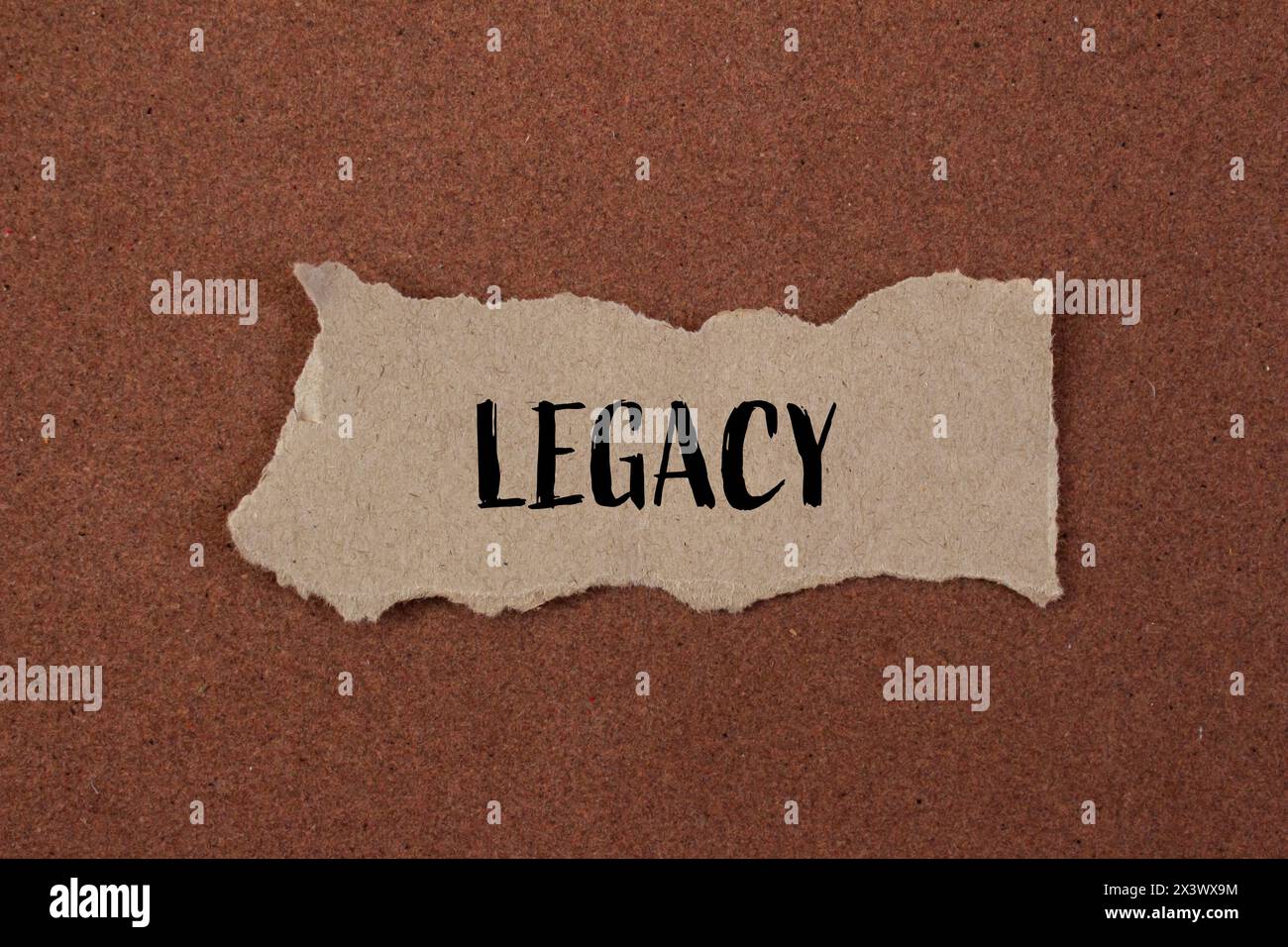 Conceptual legacy word symbol Stock Photo - Alamy