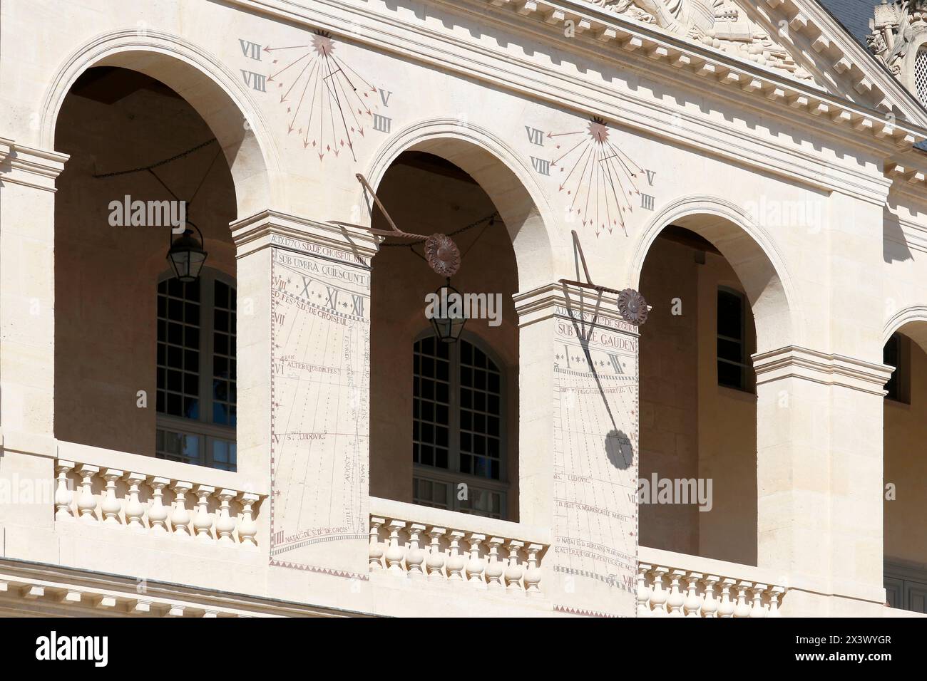 La France. Paris. 7th district. Les Invalides. The courtyard. The ...