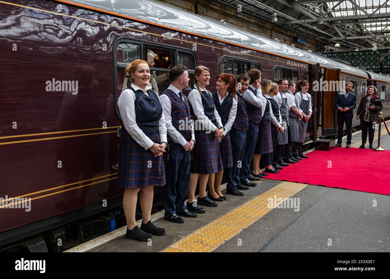 Edinburgh, Scotland, UK, 29th April 2024. The Royal Scotsman luxury ...