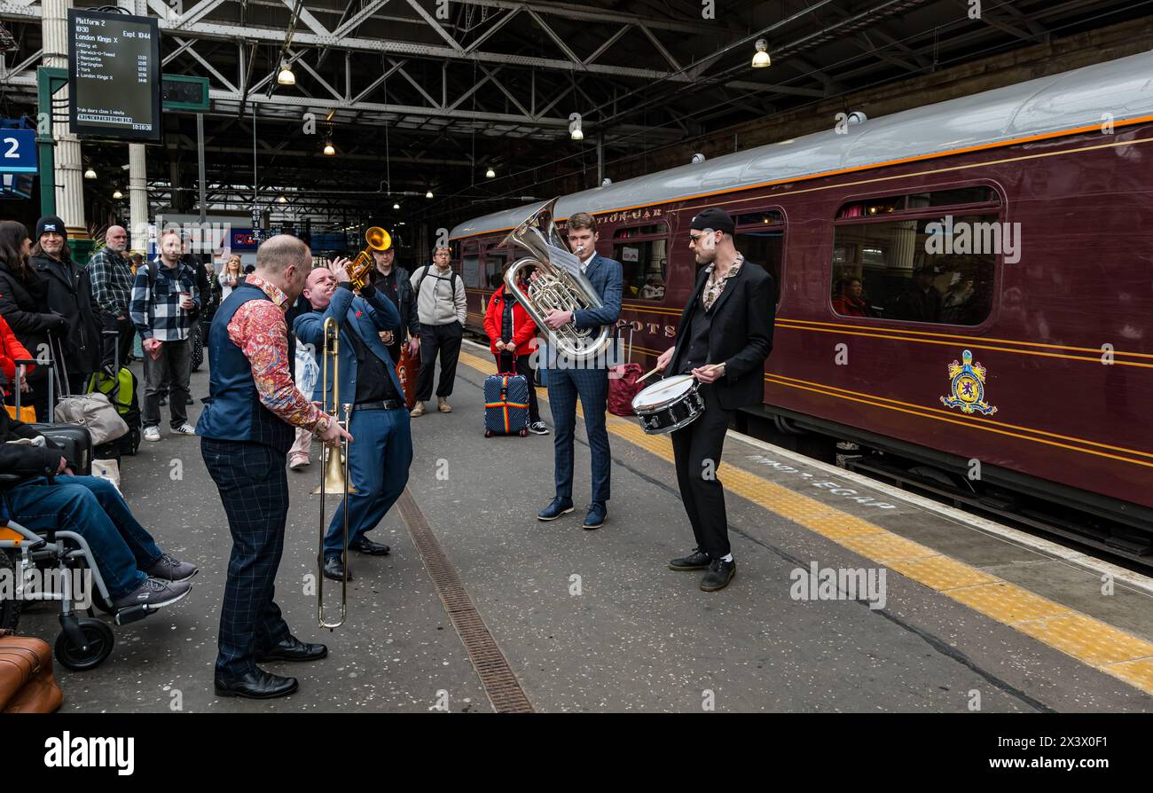 Edinburgh, Scotland, UK, 29th April 2024. The Royal Scotsman luxury ...
