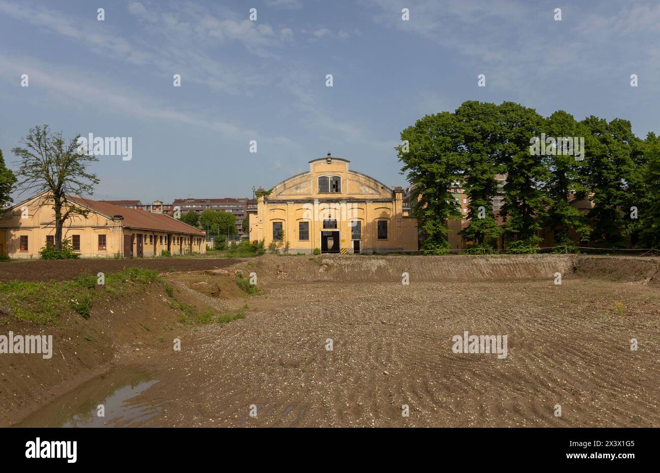Milano, Italia. 29th Apr, 2024. Sopralluogo al cantiere della Caserma ...