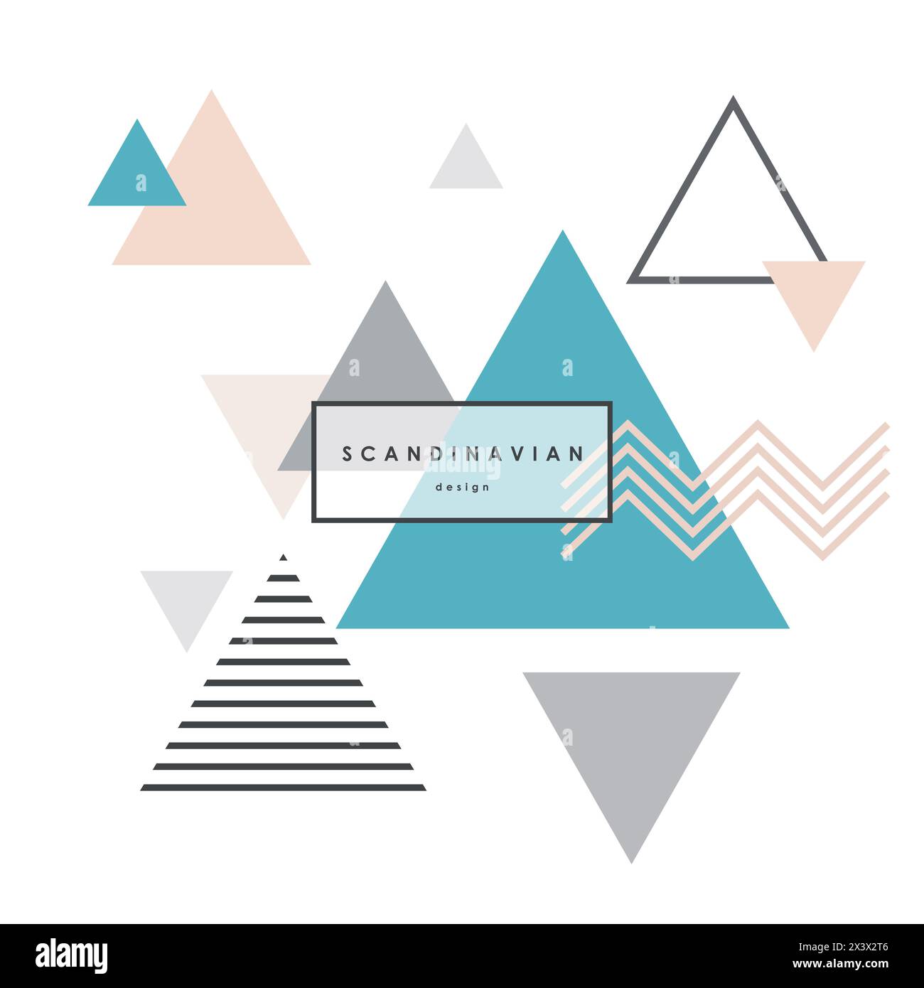 Minimalist Scandinavian background. Triangle texture. Vector Design ...