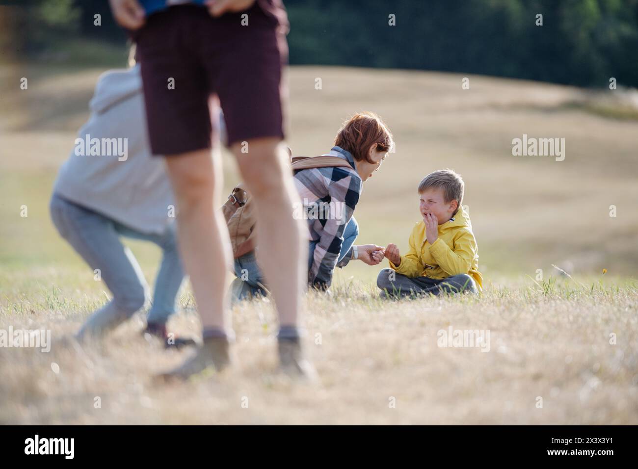 School boy crying classroom hi-res stock photography and images - Alamy