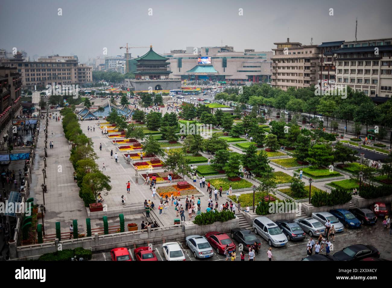 North Street, Xian city centre, China Stock Photo - Alamy
