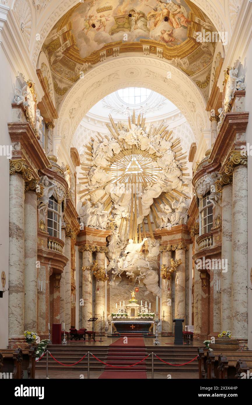Vienna, Austria. The Vienna Karlskirche is a Roman Catholic church in ...