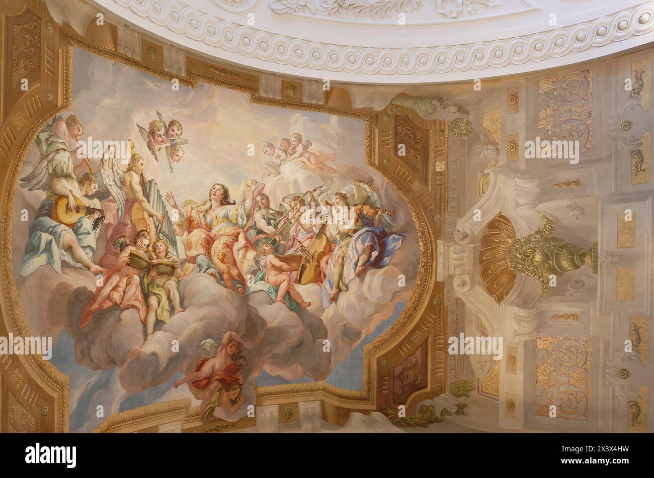 Vienna, Austria. The Vienna Karlskirche is a Roman Catholic church in ...