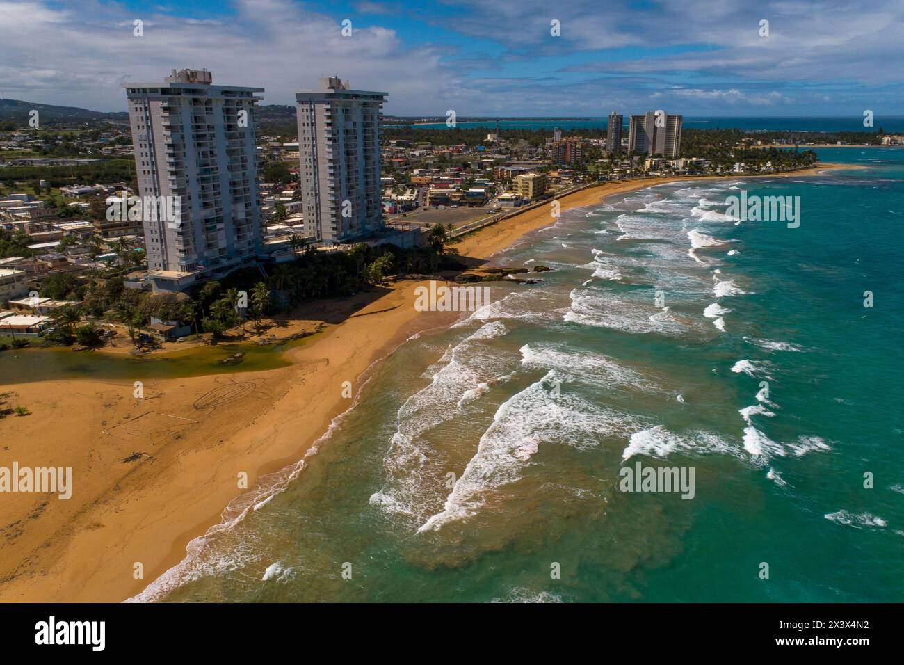 Usa, Porto RicoPuerto Rico, Luquillo, La Pared beach Stock Photo - Alamy